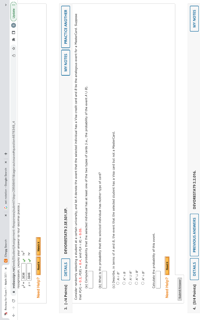 Solved DEVORESTAT9 2.SE.501.XP. sider randomly selecting a | Chegg.com
