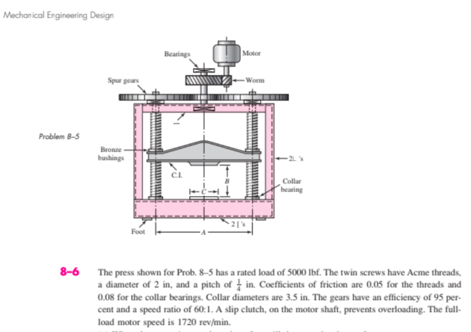 Design Inputs Calculate the total torque | Chegg.com