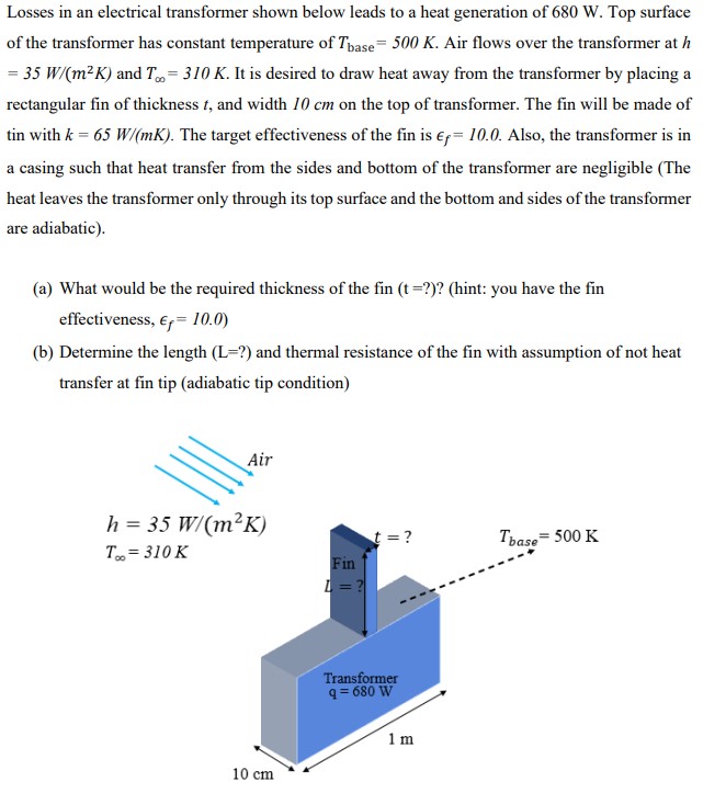Solved Losses in an electrical transformer shown below leads | Chegg.com