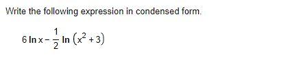 Solved Write the following expression in condensed form. 6 | Chegg.com