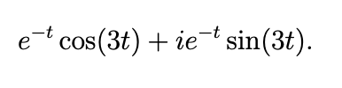Solved 1. How is the complex exponential e^it defined? From | Chegg.com