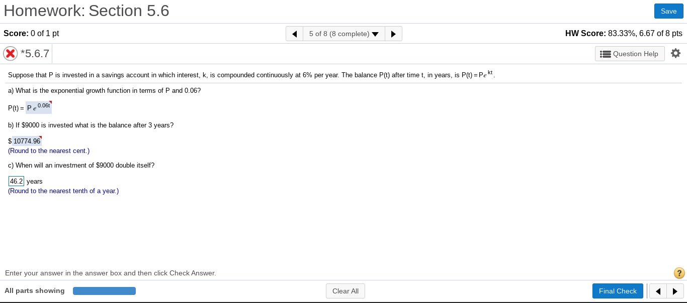 Solved Homework Section 5 6 Save Score 0 67 Of 1 Pt 1 4 Of