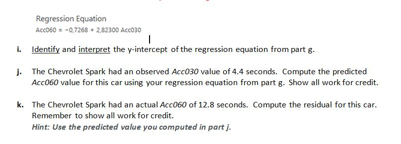 Solved Acc means acceleration. The equation was obtained by | Chegg.com