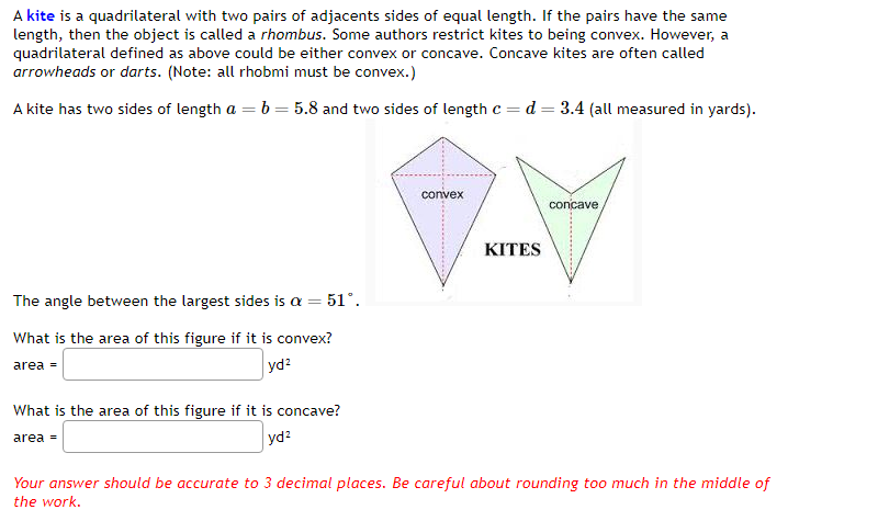 Solved A kite is a quadrilateral with two pairs of adjacents | Chegg.com