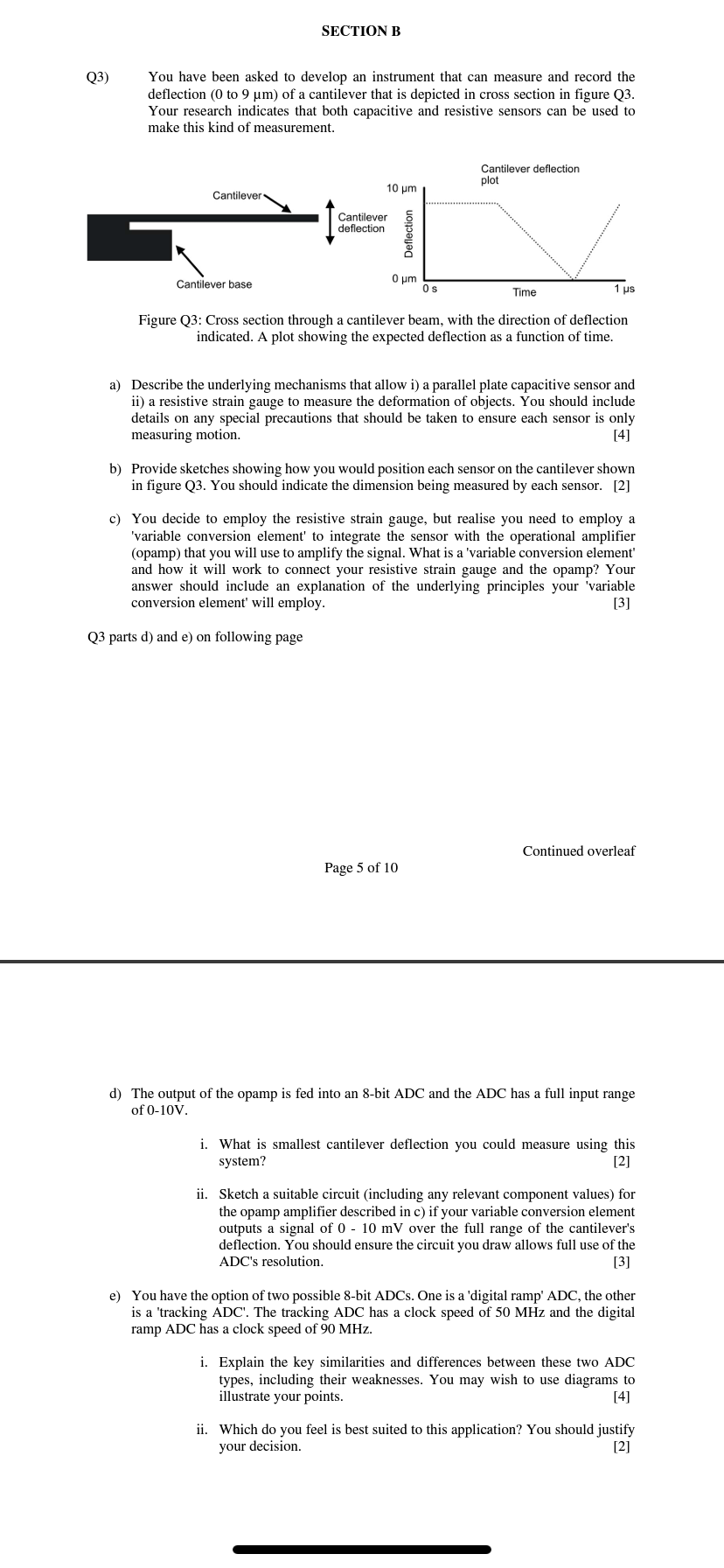 Solved Q3) You have been asked to develop an instrument that | Chegg.com