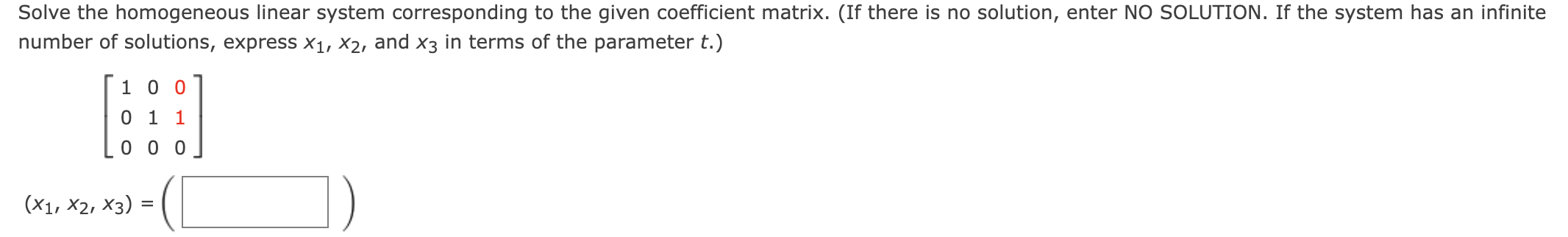 Solved Solve the homogeneous linear system corresponding to | Chegg.com Solved Solve the homogeneous linear system corresponding to | Chegg.com