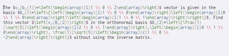 Solved The $v_{b_{1}}=\left(\begin{array}{1}1 102\end{array} | Chegg.com