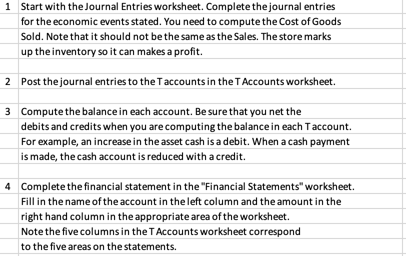 1 Start with the Journal Entries worksheet. Complete | Chegg.com