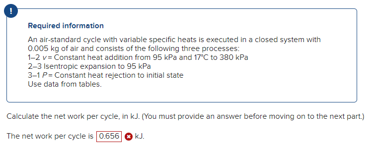 Solved ! Required information An air-standard cycle with | Chegg.com