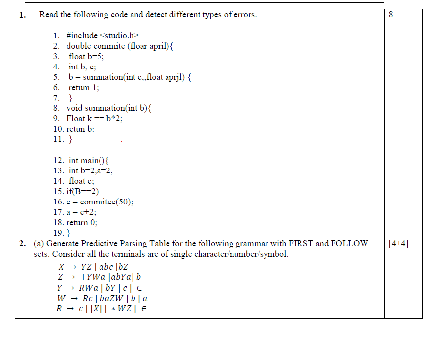 Solved 1. ﻿#include 2. ﻿double commite (floar april){3. | Chegg.com