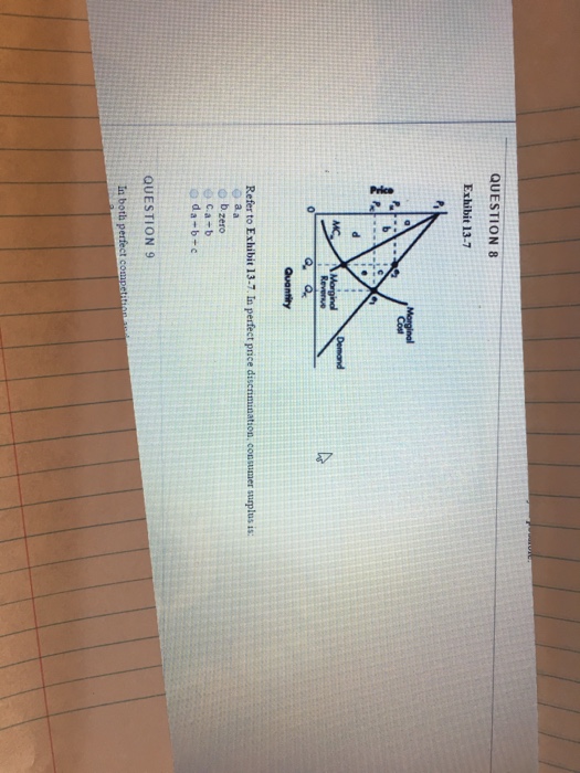 Solved Exhibit 13-7 Refer to Exhibit 13-7. In perfect price | Chegg.com Solved Exhibit 13-7 Refer to Exhibit 13-7. In perfect price | Chegg.com