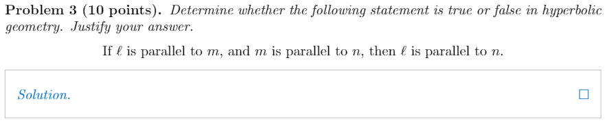 Solved Problem 3 (10 points). Determine whether the | Chegg.com