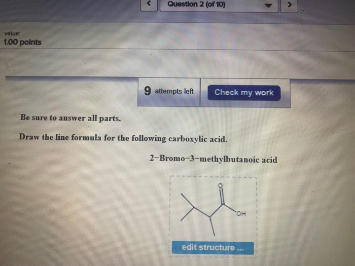 Solved Be sure to answer all parts. Draw the structure of | Chegg.com