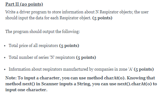 Solved Part I (40 points) Implement, in JAVA, class | Chegg.com
