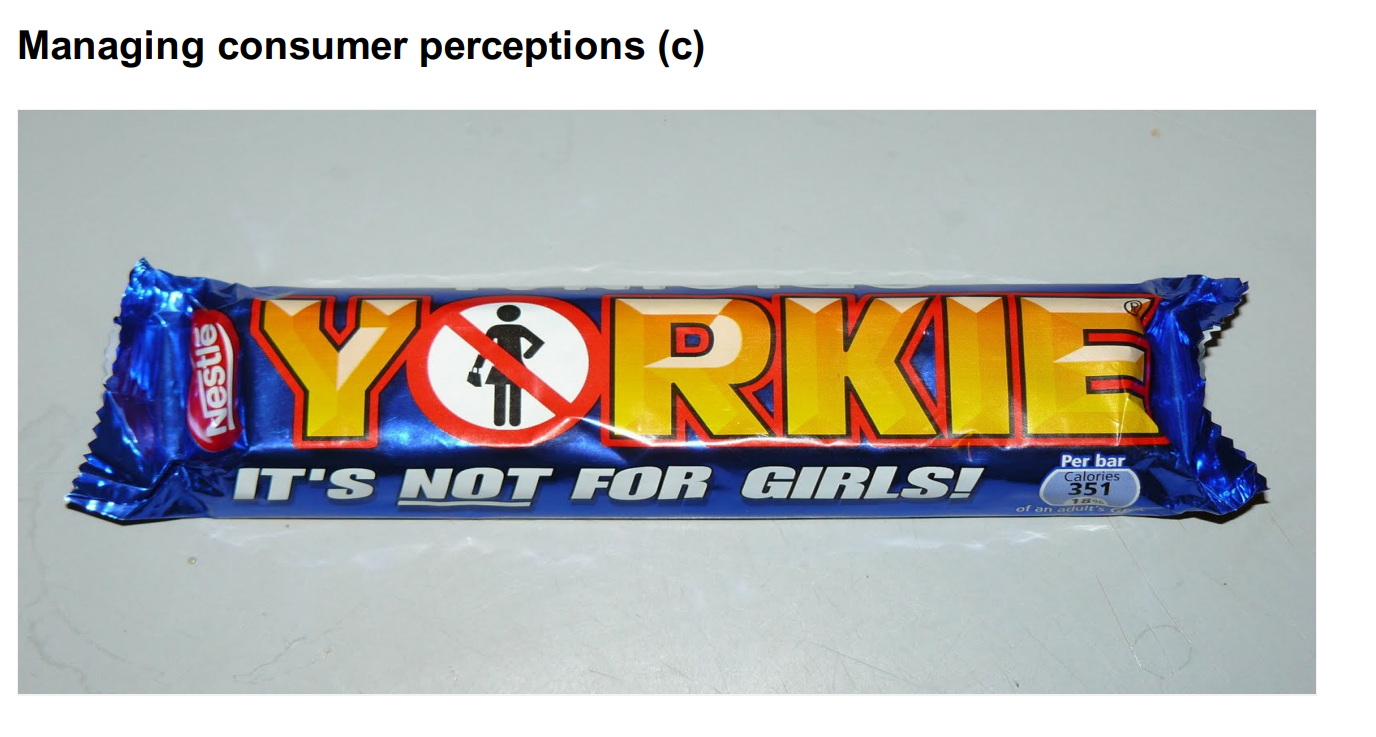 Solved Nestlé´s Yorkie bar reinvigorated its original slogan | Chegg.com