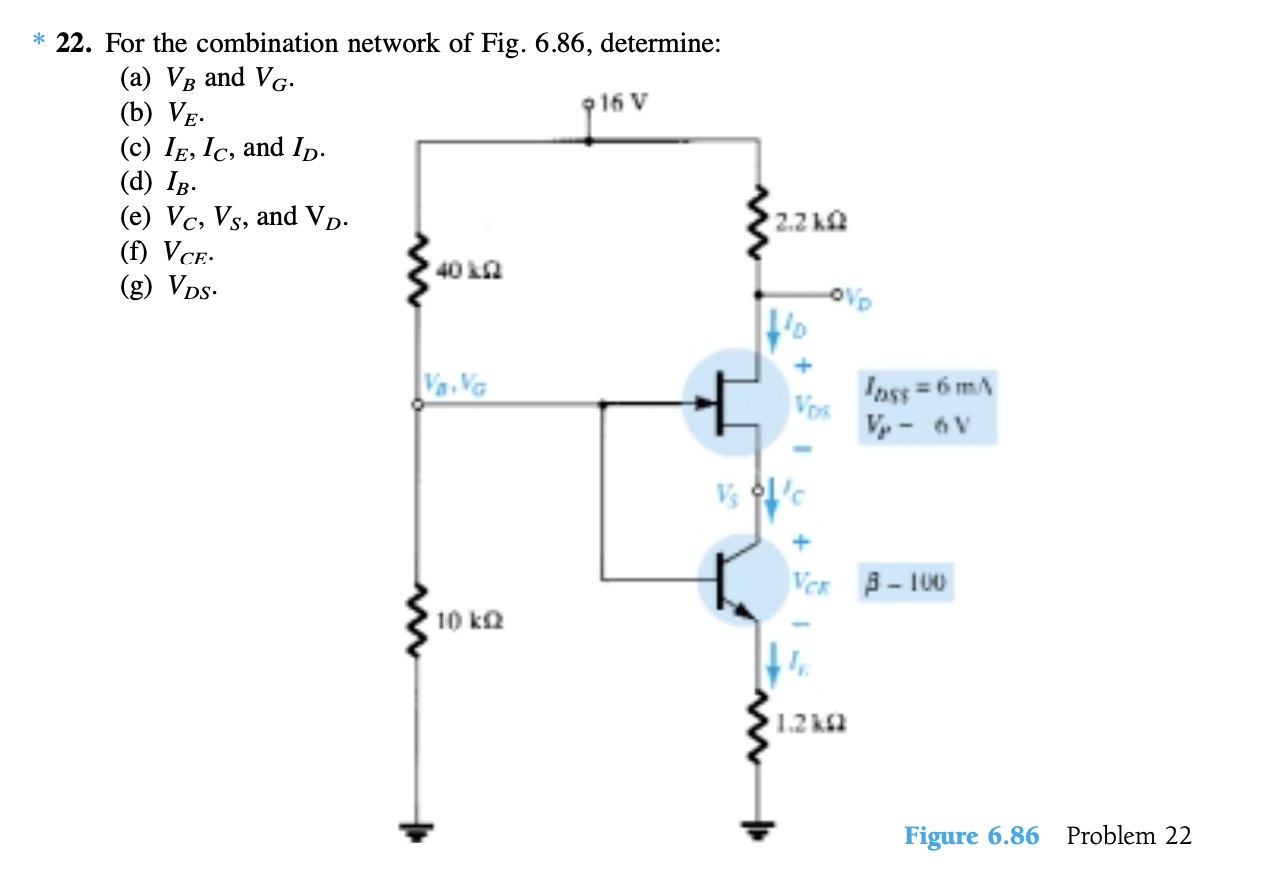 Solved For the combination network of Fig. 6.86, | Chegg.com