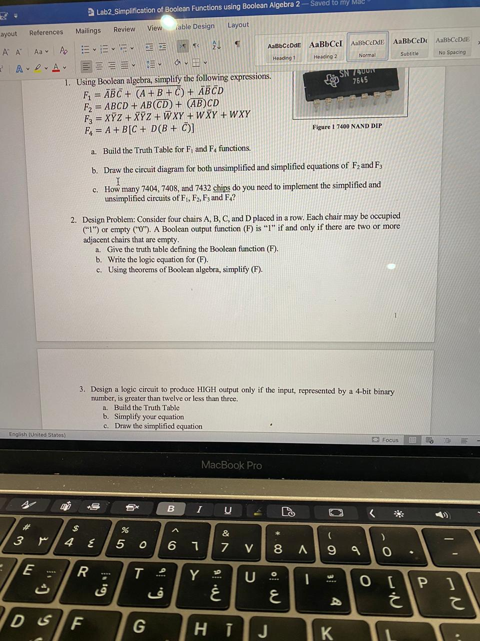 Lab2_Simplification of Boolean Functions using | Chegg.com