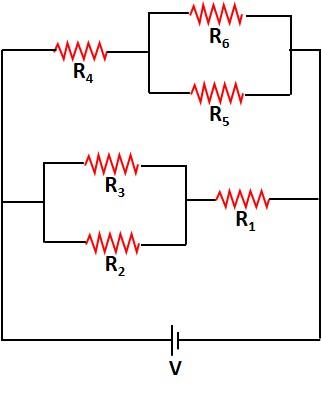 Solved six resistors r1=7, r2=6, r3=16, r4=10, r5=10, r6=6 | Chegg.com
