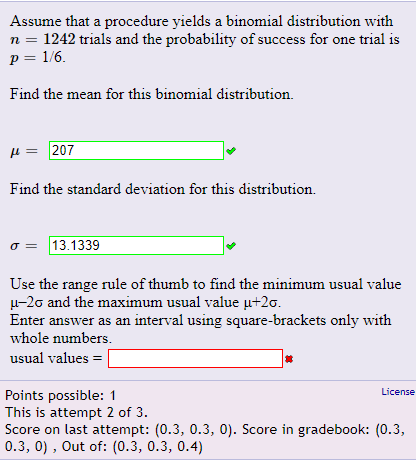 Solved Assume that a procedure yields a binomial | Chegg.com