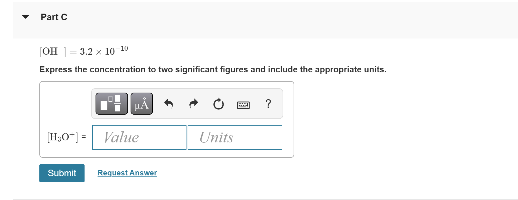 Solved Calculate [H3O+] at 25°C for each solution and | Chegg.com