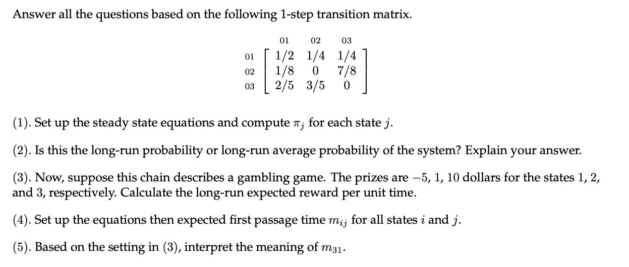 Solved Answer all the questions based on the following | Chegg.com