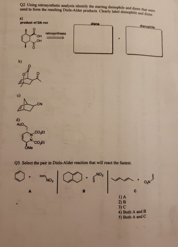 Solved 02. Using retrosynthetic analysis identify the | Chegg.com Solved 02. Using retrosynthetic analysis identify the | Chegg.com