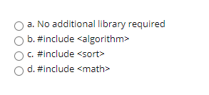 Solved Identify the missing statement #include #include | Chegg.com