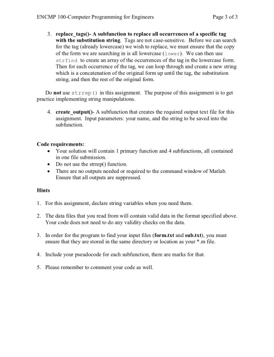 ENCMP 100-Computer Programming for Engineers Page 1 | Chegg.com