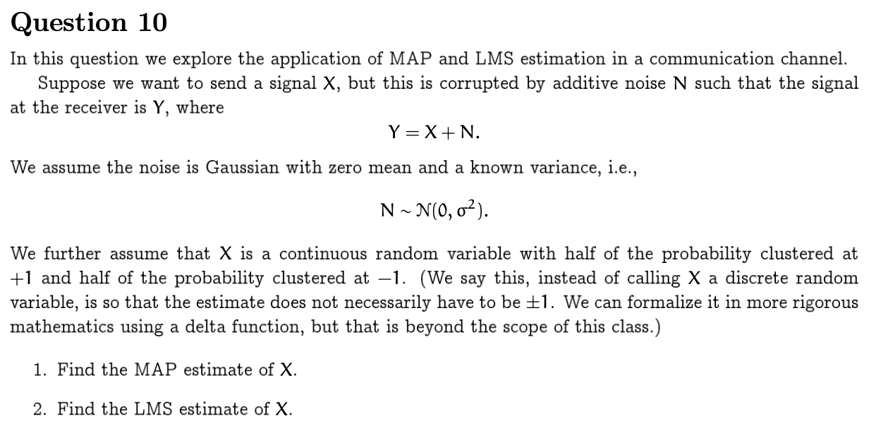 Solved Question 10 In this question we explore the | Chegg.com