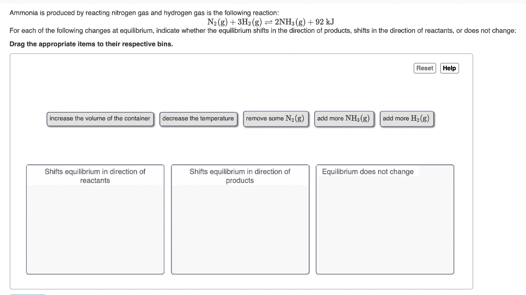 Solved Ammonia is produced by reacting nitrogen gas and | Chegg.com