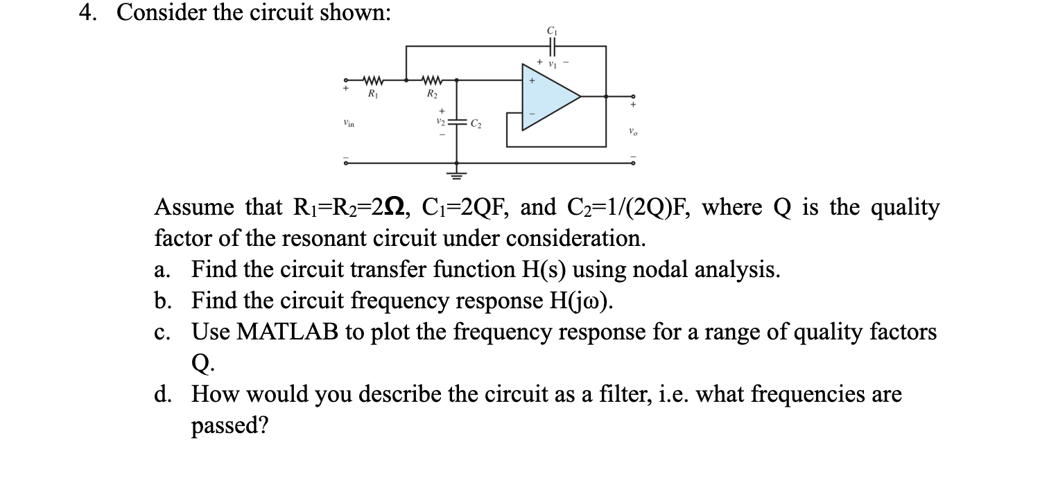 Solved Consider the circuit shown:Assume that | Chegg.com