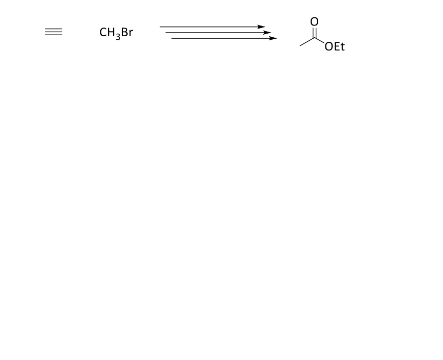 Solved I'm not sure what to do with CH3Br. I was able to get | Chegg.com