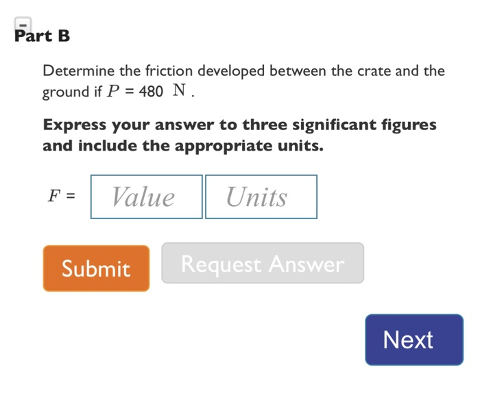 Solved The Coefficients Of Static And Kinetic Friction