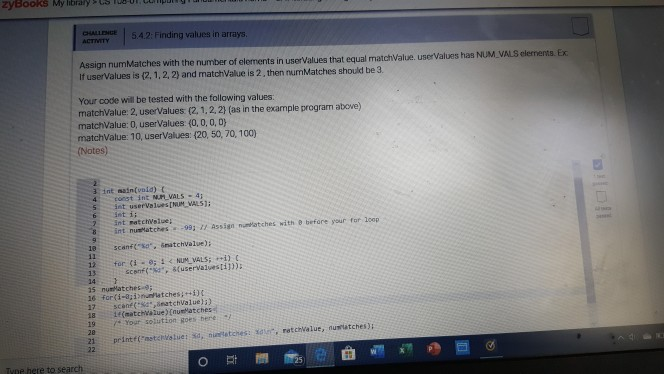 Solved zyBooks My library sus W-UI LUI DUNGUN DALLE ACTIVITY | Chegg.com