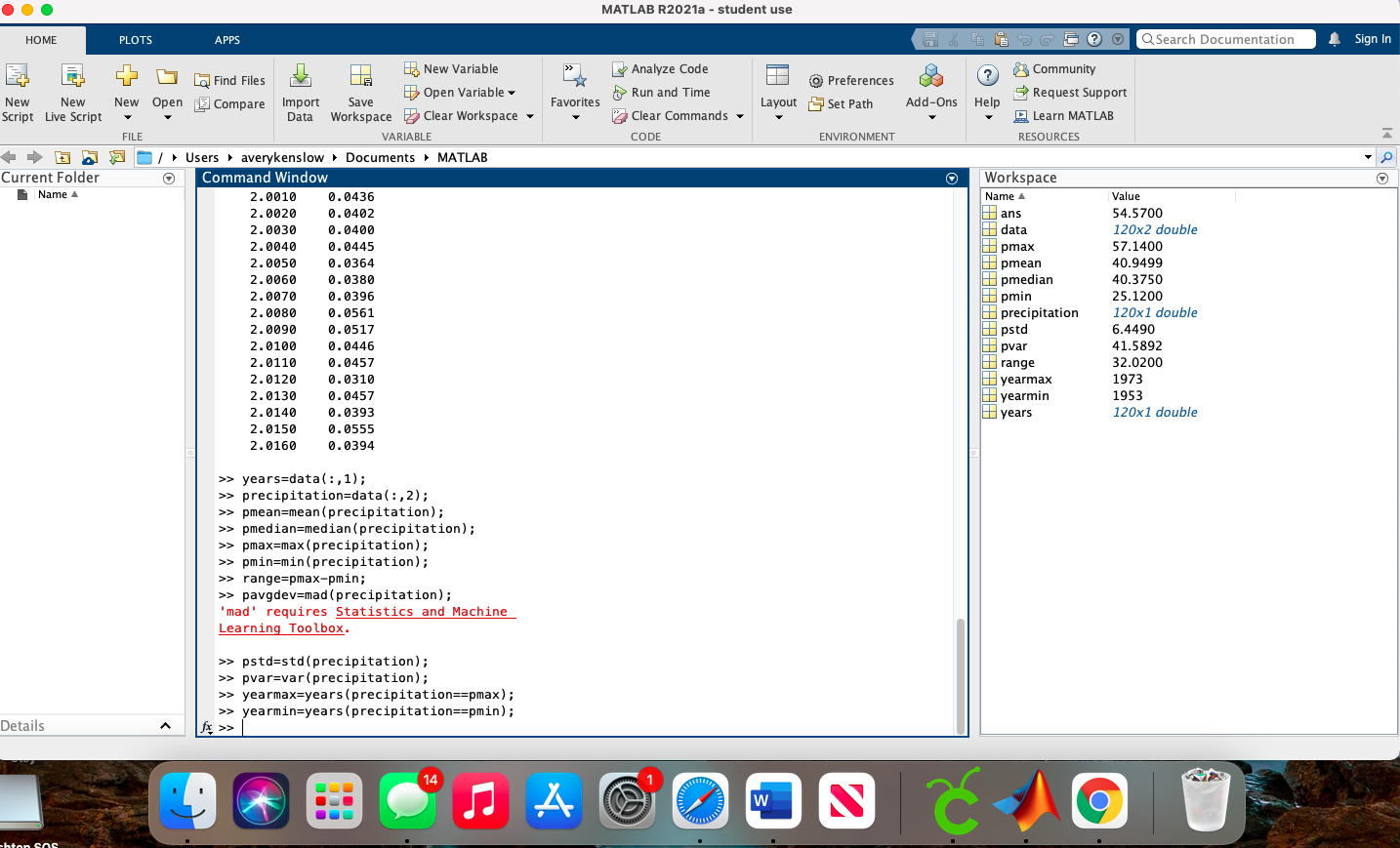 This is what I have so far in Matlab. I need the | Chegg.com