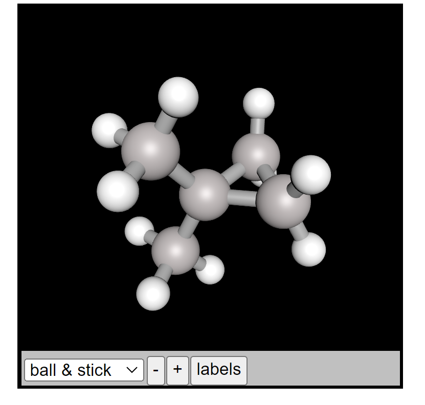 Solved A model of a cycloalkane appears in the window | Chegg.com