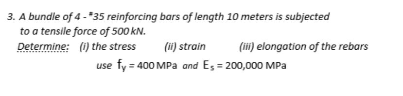 Solved Metric Bar Sizes Bar Number Nominal Diameter (mm) | Chegg.com
