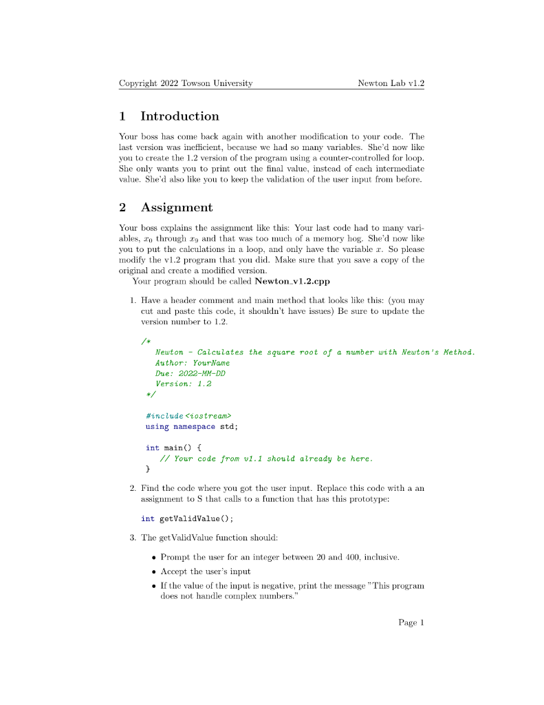 Solved 1 Introduction Your boss has come back again with | Chegg.com