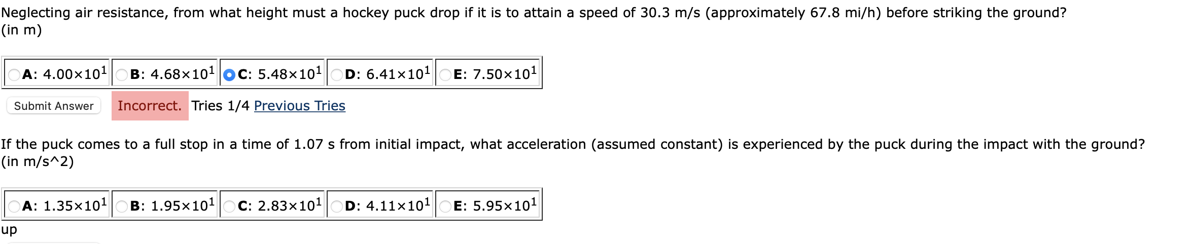 Solved An airplane lands and starts down the runway at a | Chegg.com