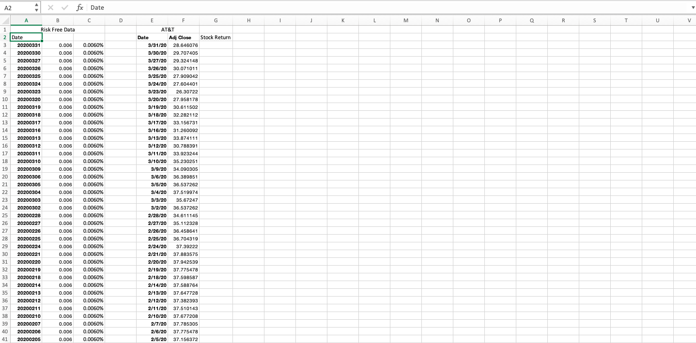 How To Calculate Stock Return On Excel With The Chegg