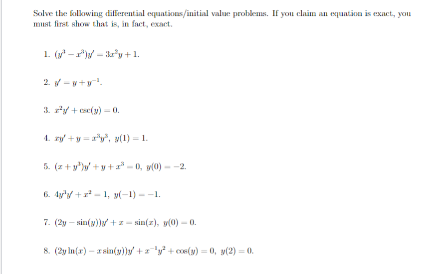 Solved Please solve all and show all work in detail. Greatly | Chegg.com