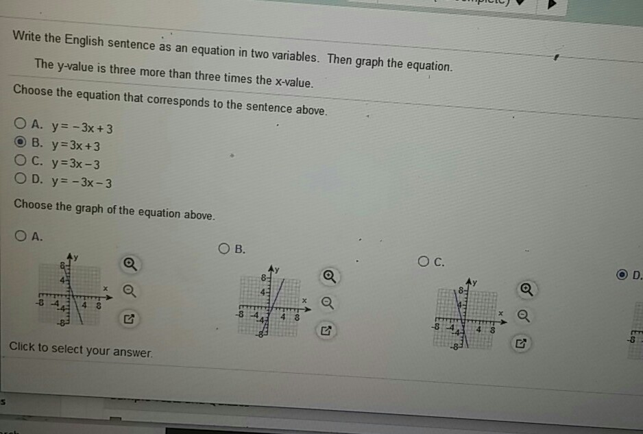 Solved Write the English sentence as an equation in two | Chegg.com