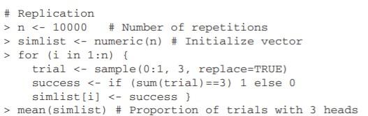 Solved Use R to simulate the probability which will be using | Chegg.com