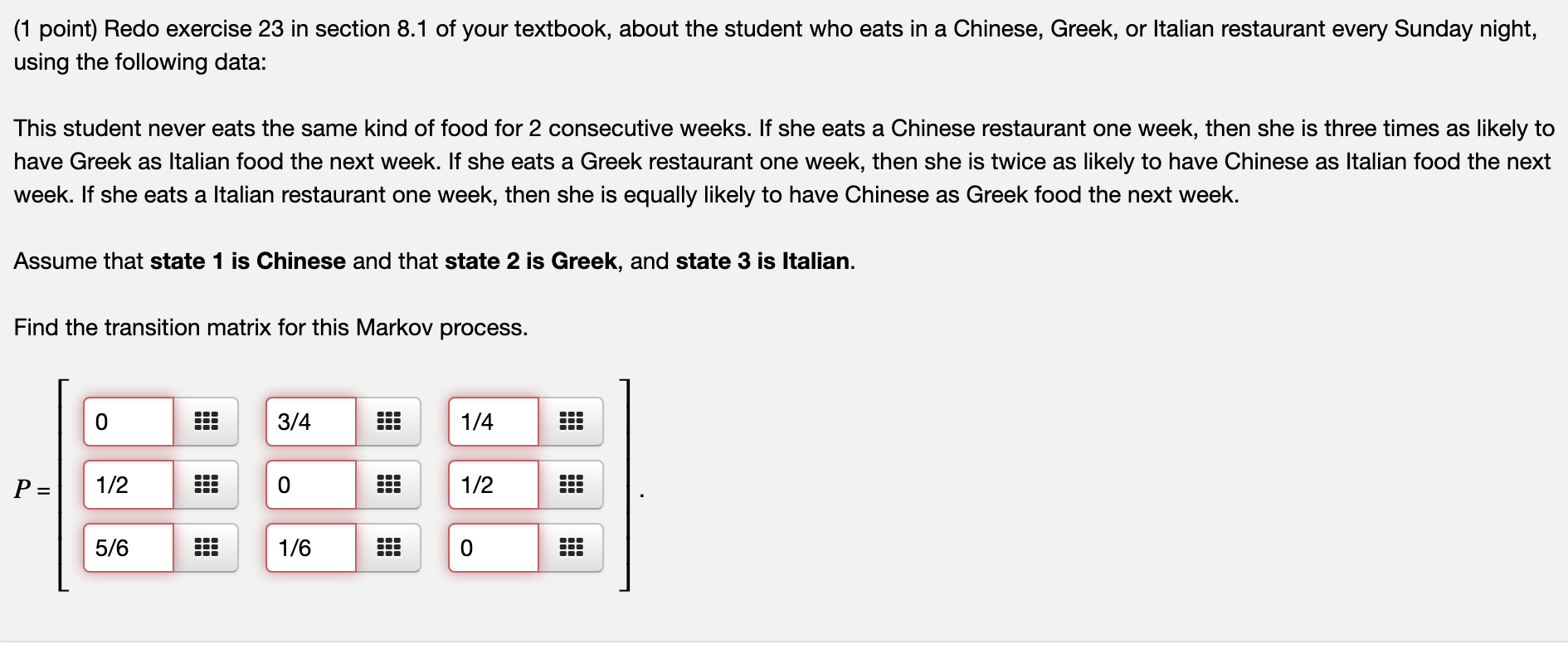 Solved (1 point) Redo exercises 17 and 18 in section 8.1 of | Chegg.com