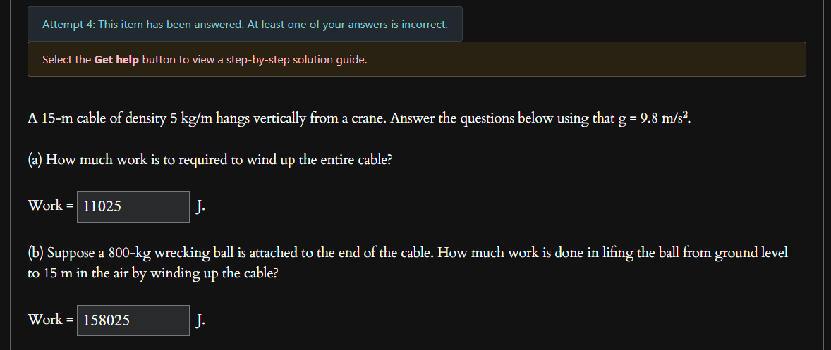 Solved Attempt 4: This item has been answered. At least one | Chegg.com