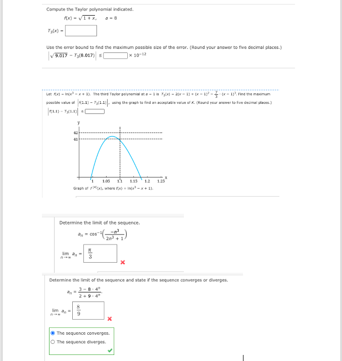 Solved Compute the Taylor polynomial indicated. f(x) - V1+x | Chegg.com