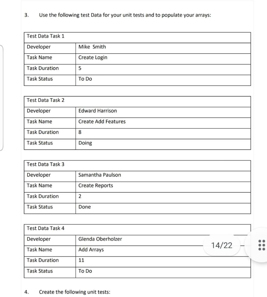 Solved Task 3-Store Data and Display Task Report At the end | Chegg.com