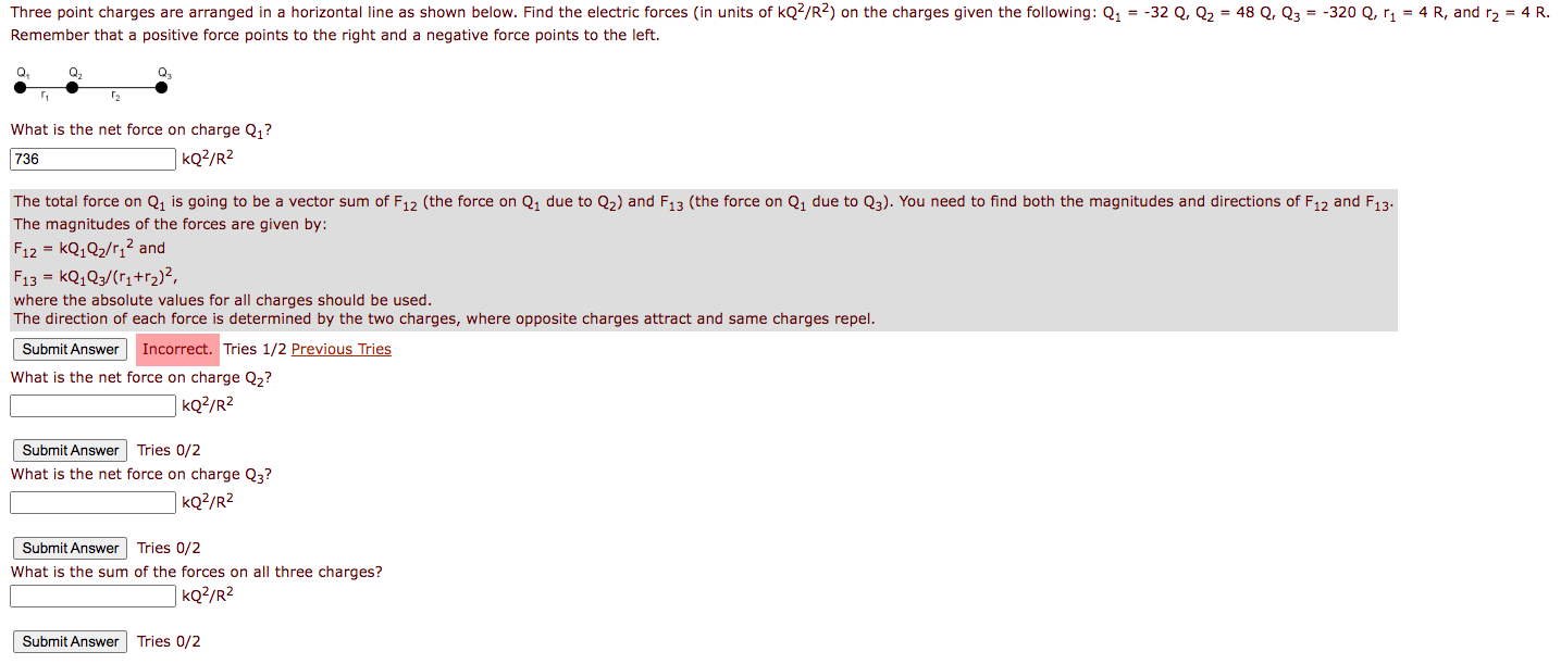 Solved Remember that a positive force points to the right | Chegg.com