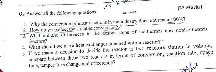 Solved ? Ma (25 Marks) Q4: Answer all the following | Chegg.com