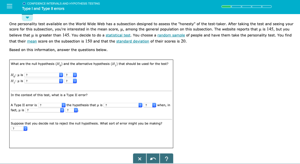 Solved What are the null hypothesis (H0) and the | Chegg.com